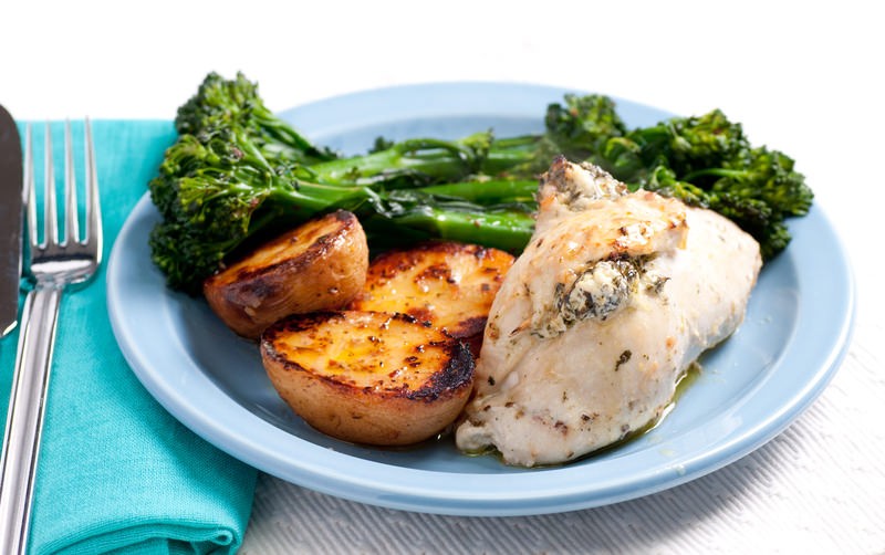 Blue Cheese Stuffed Chicken Breast | Recipe Station