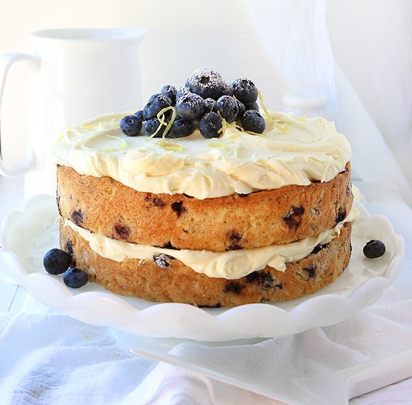 This Fancy Blueberry Zucchini Cake With Buttercream Is Perfect For ...
