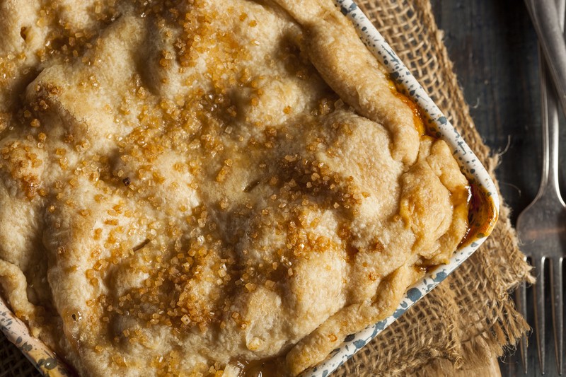 A Classic Peach Cobbler With A Cinnamon Sugar Crust Is Easier To Make ...