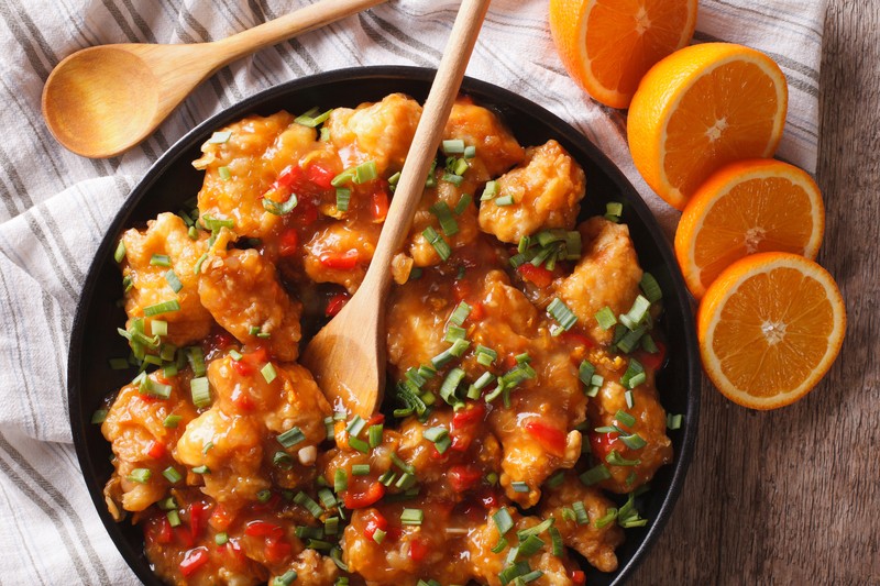 If You Like Orange Chicken Then This Spicy Version With Orange & Basil ...