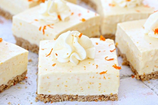 These Chilled Orange Creamsicle Bars Will Remind Everyone Of That ...