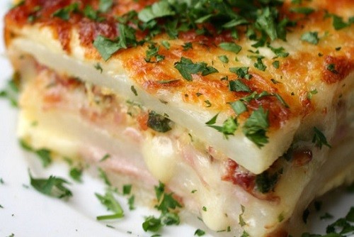 The Next Time We Make This Cheesy Layered Potato Bake, A Bigger Portion ...